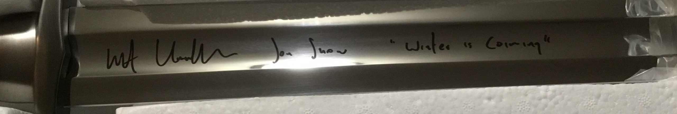 OFFICIALLY LICENSED GAME OF THRONES~ LONGCLAW SWORD OF JON SNOW~SIGNED ...