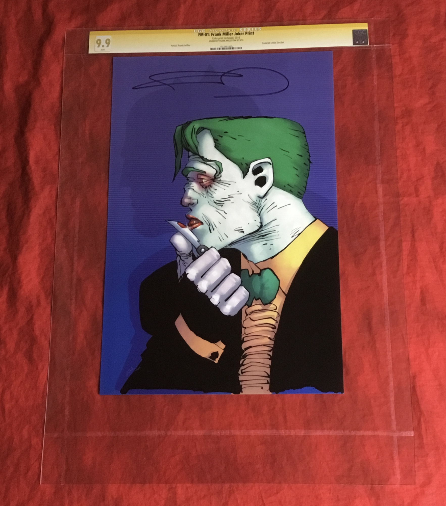 CGC Signature Series 9.9~The Joker~Limited Edition Art Print~SIGNED by ...