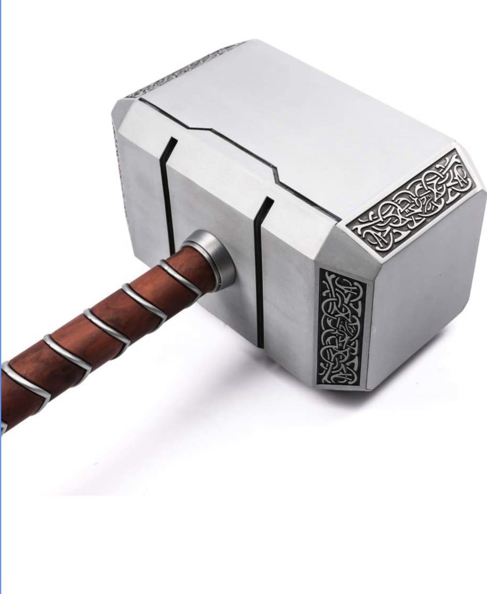 LAST ONE!!!~MASTERGOSWORDS MJOLNIR (THOR HAMMER) SIGNED BY CHRIS EVANS ...