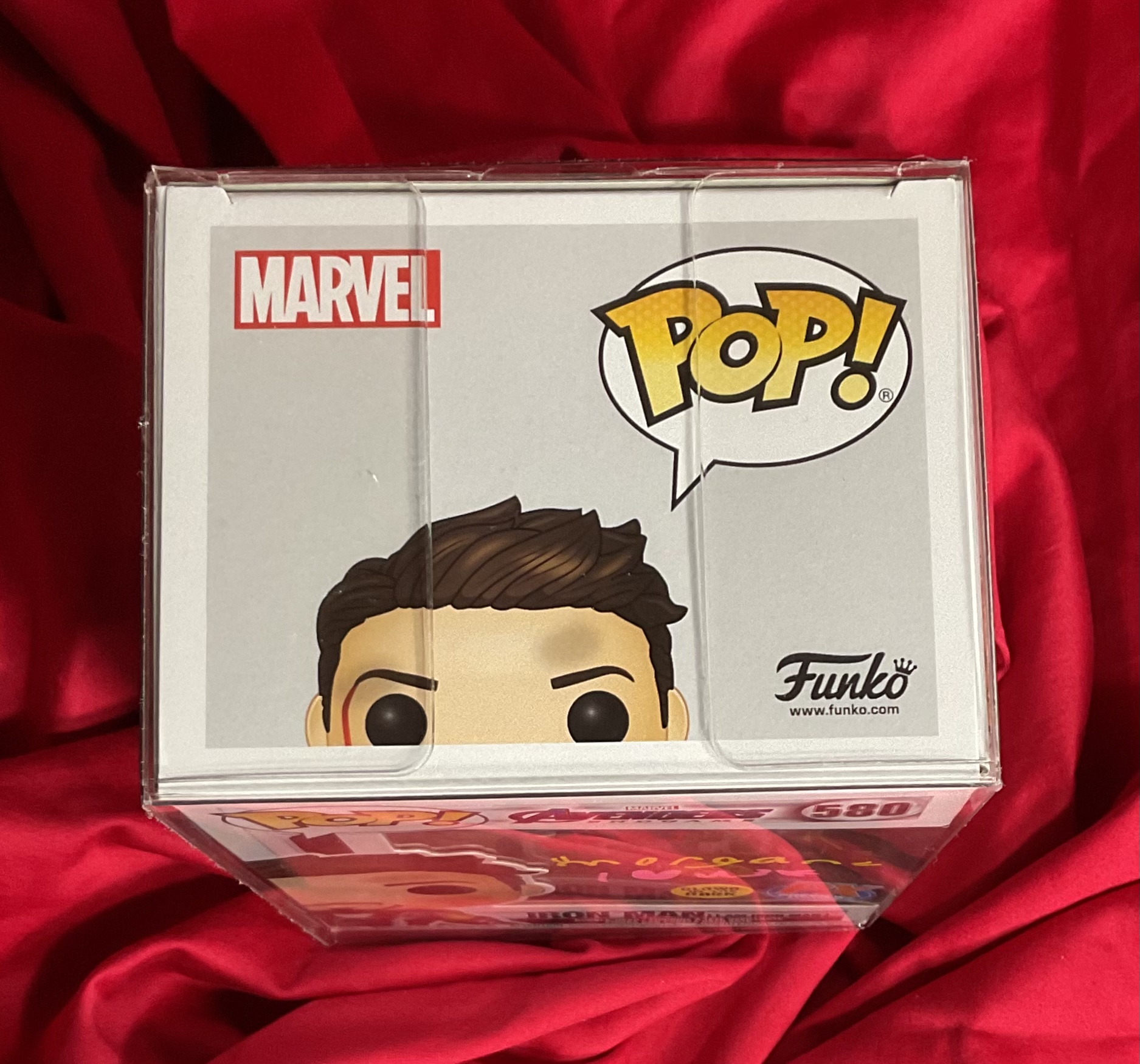 Avengers Endgame~Iron Man (I am Iron Man)~Funko Pop #580 (PX glow in ...