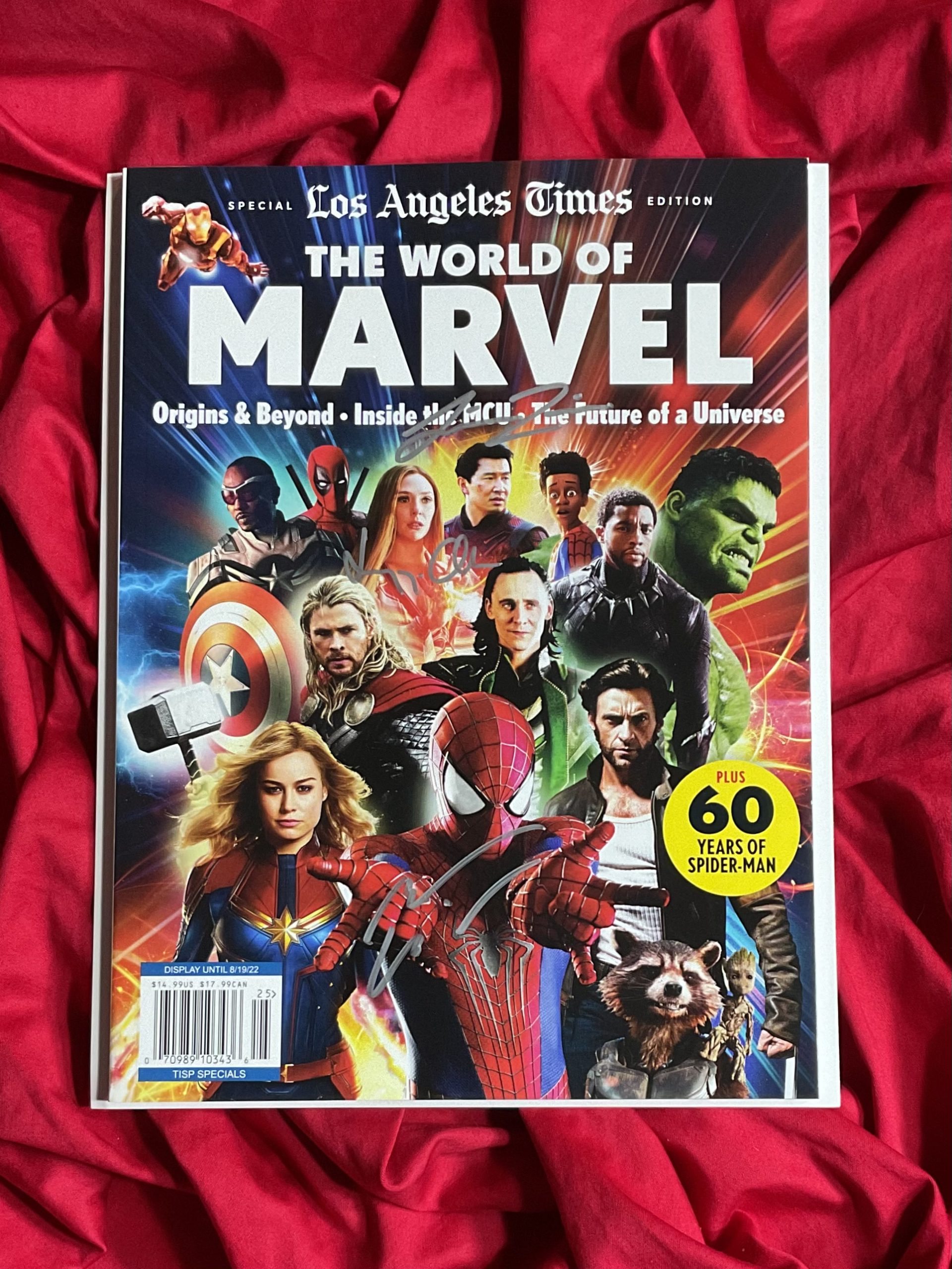 Pre-Order: CGC SS~The World of Marvel Magazine~Signed by Simu Liu ...